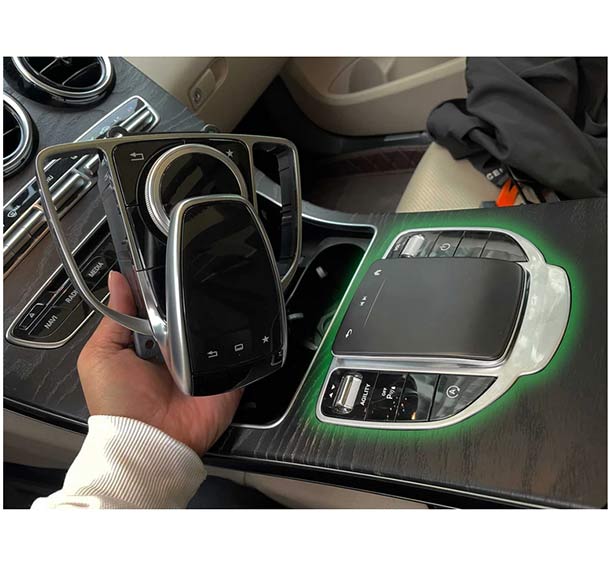 Mercedes C GLC E 2015-2019 Touchpad retrofit Mercedes COMAND Knob ...