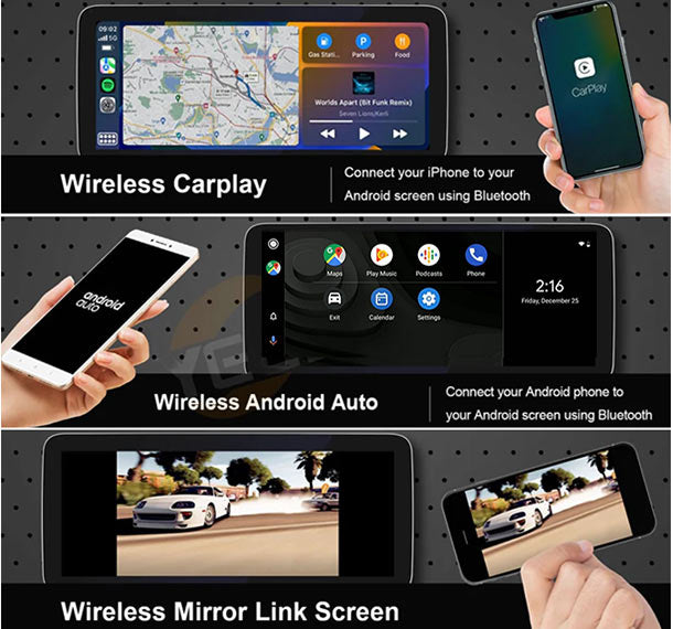 10.25''/ 12.3'' Mercedes-Benz Linux CarPlay/ Android Auto Touch Screen ...
