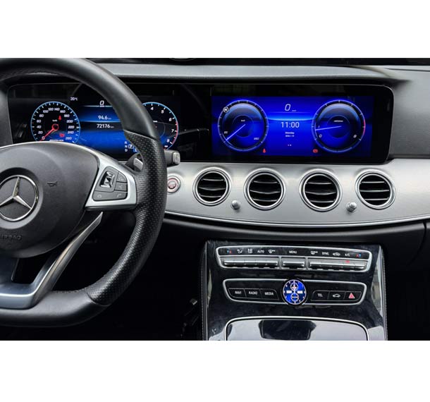 12.3'' Android 14 GPS CarPlay Digital Cluster Mercedes E class W213 ...